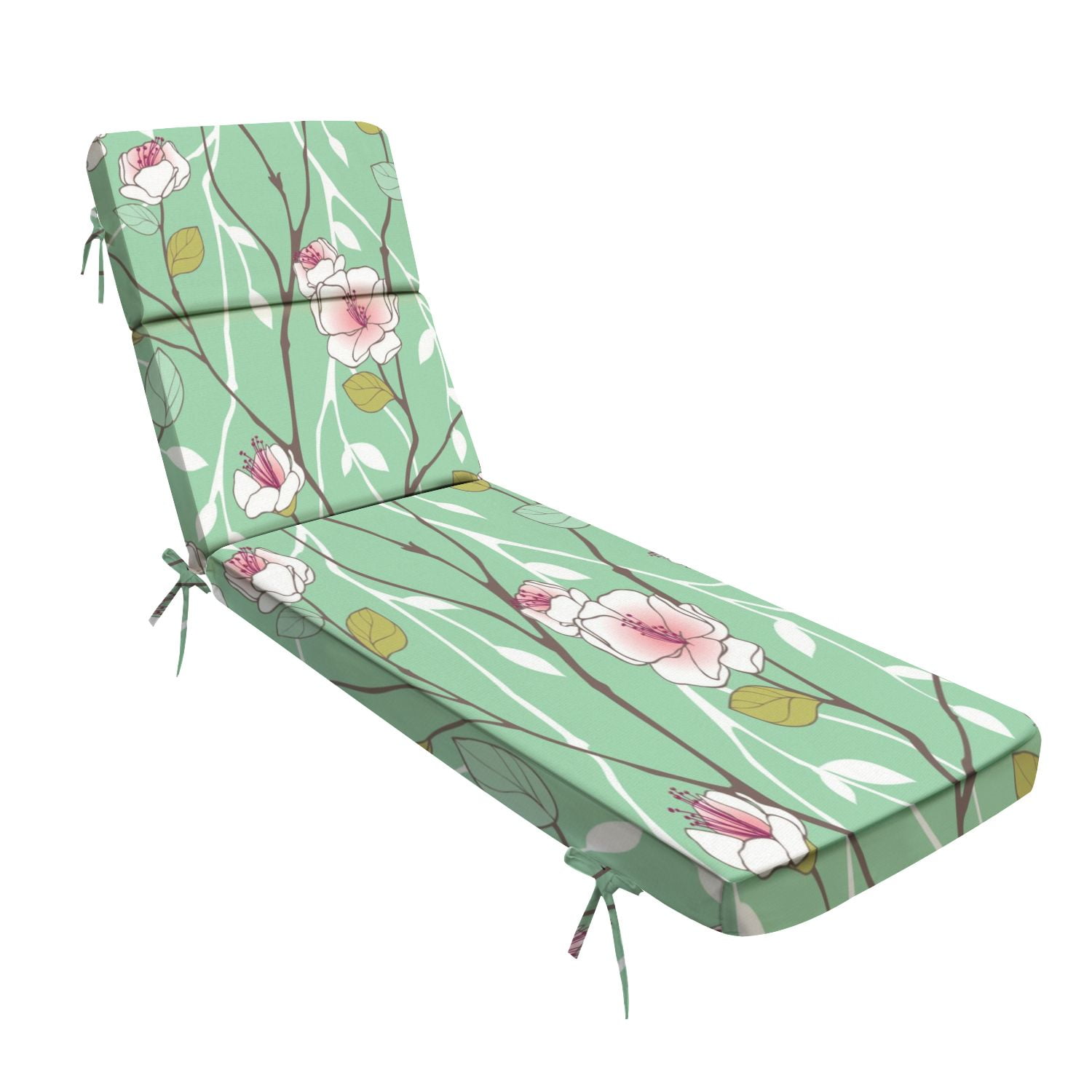 Outdoor Indoor Lounge Patio Cushion Seamless pattern styled spring ...