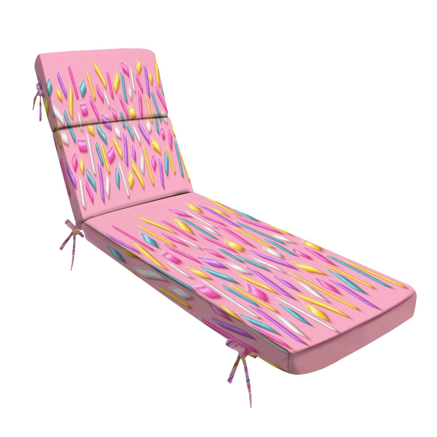 Outdoor Indoor Lounge Patio Cushion Seamless wide pink candy donut ...