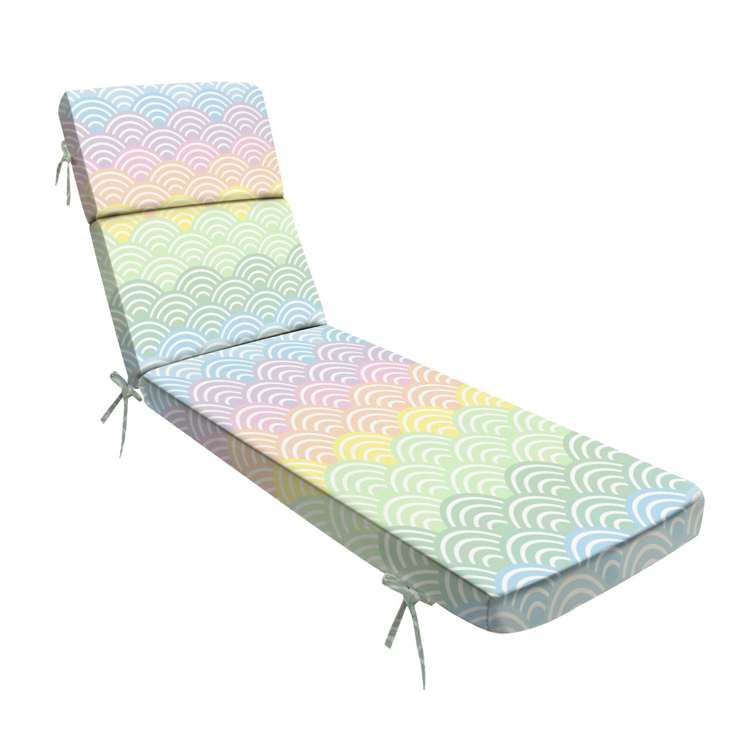 Outdoor Indoor Lounge Patio Cushion Seigaiha seigainami literally means ...