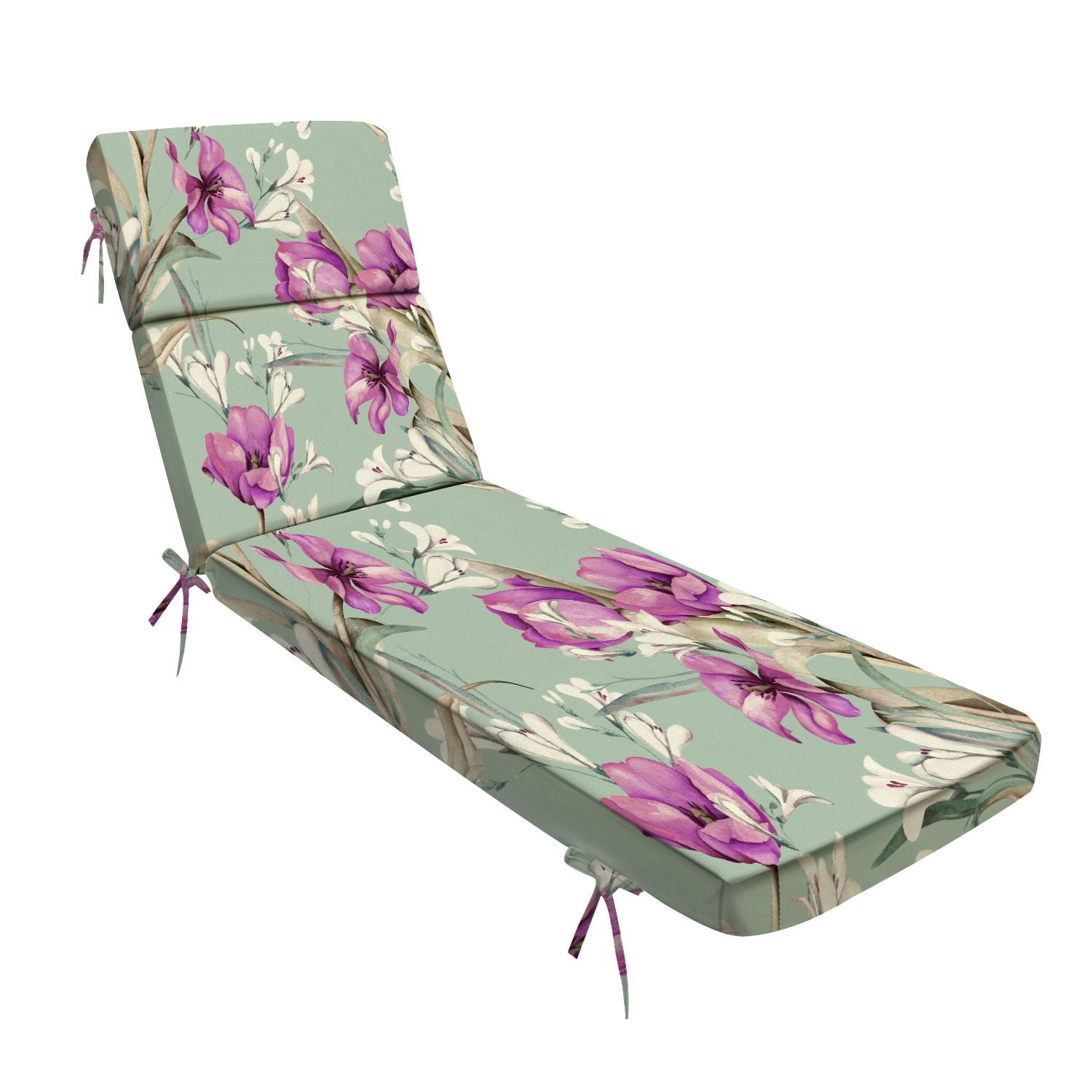 Outdoor Indoor Lounge Patio Cushion Spring Bouquet Seamless Pattern ...