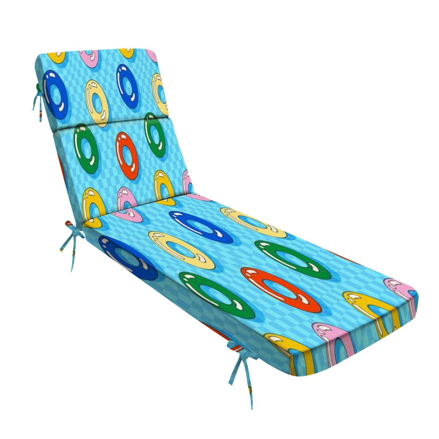 Outdoor Indoor Lounge Patio Cushion Swimming pool upper view Colorful ...