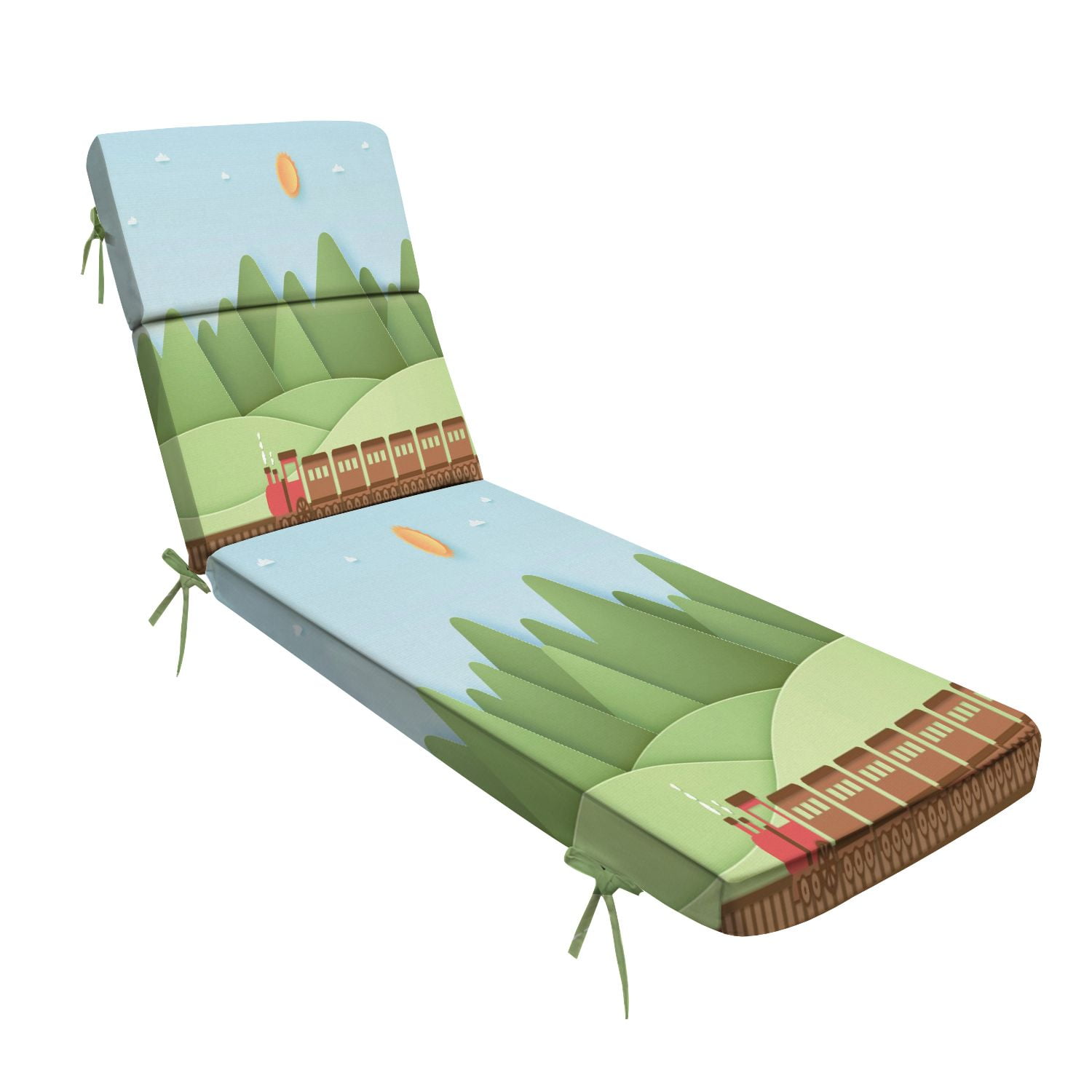 Outdoor Indoor Lounge Patio Cushion Transportation Train Nature ...