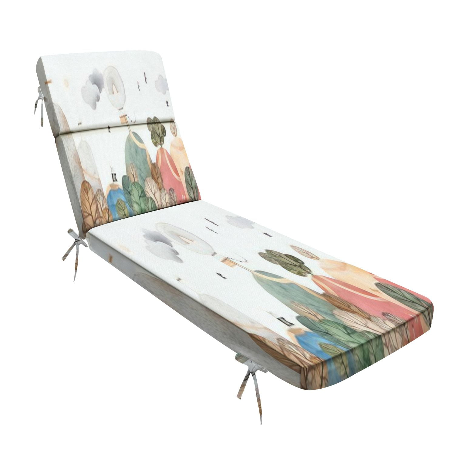 Outdoor Indoor Lounge Patio Cushion Travel hot balloon lake hills ...