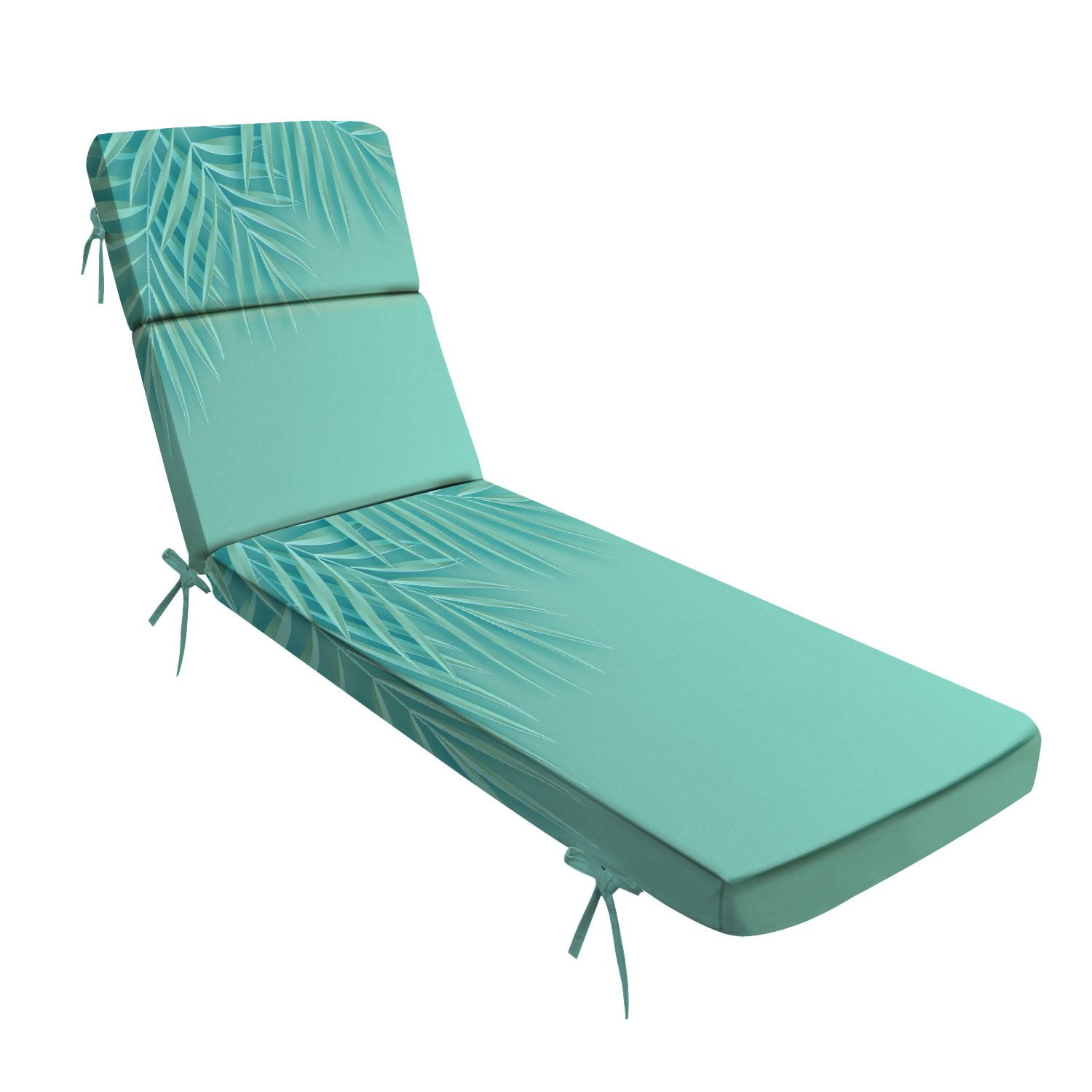 Outdoor Indoor Lounge Patio Cushion Tropical paper palm leaves frame ...