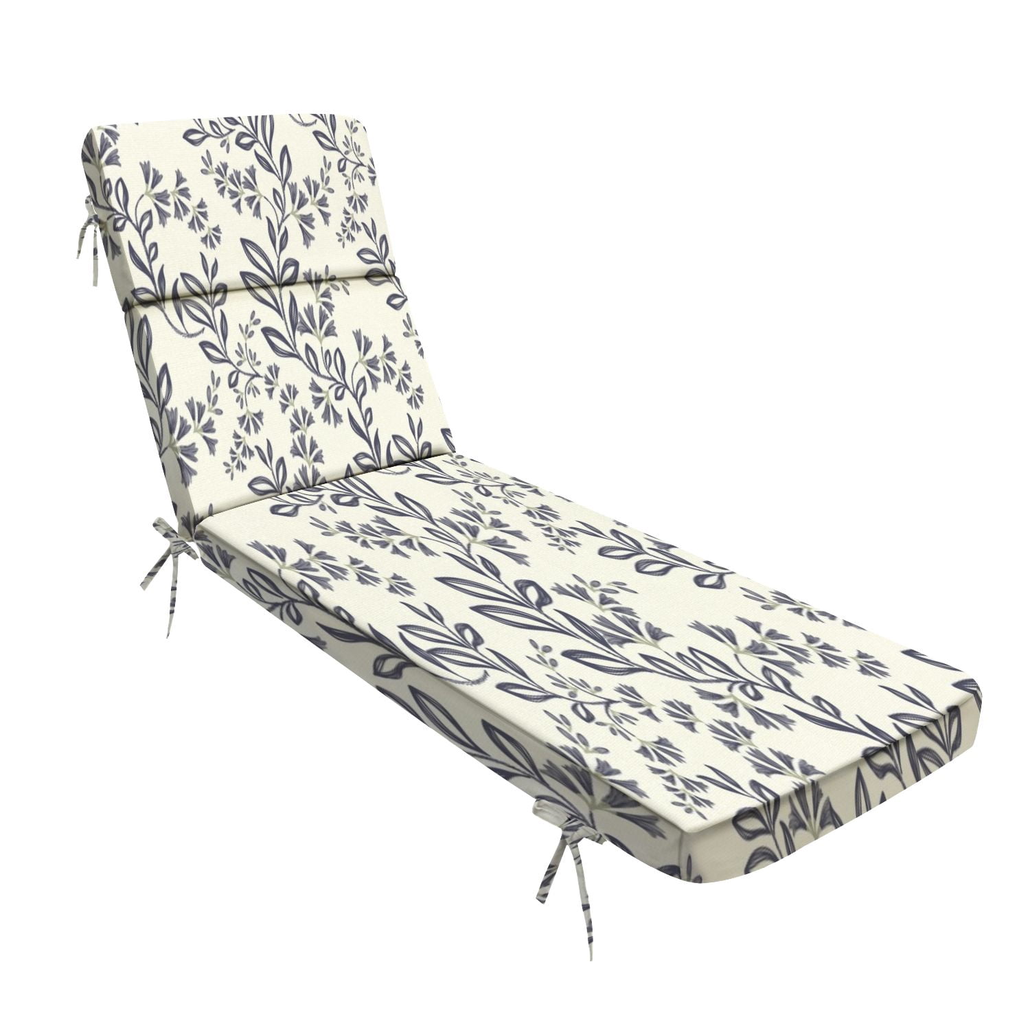 Outdoor Indoor Lounge Patio Cushion Vintage floral pattern seamless ...