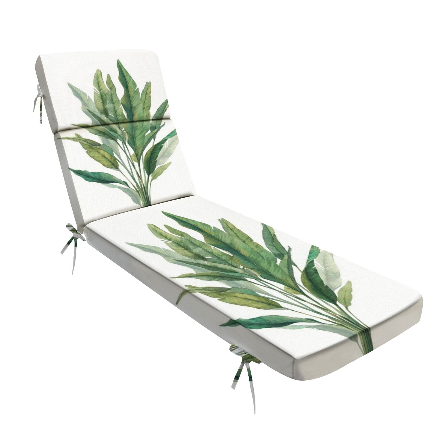 Outdoor Indoor Lounge Patio Cushion Watercolor banana palm tree Hand ...