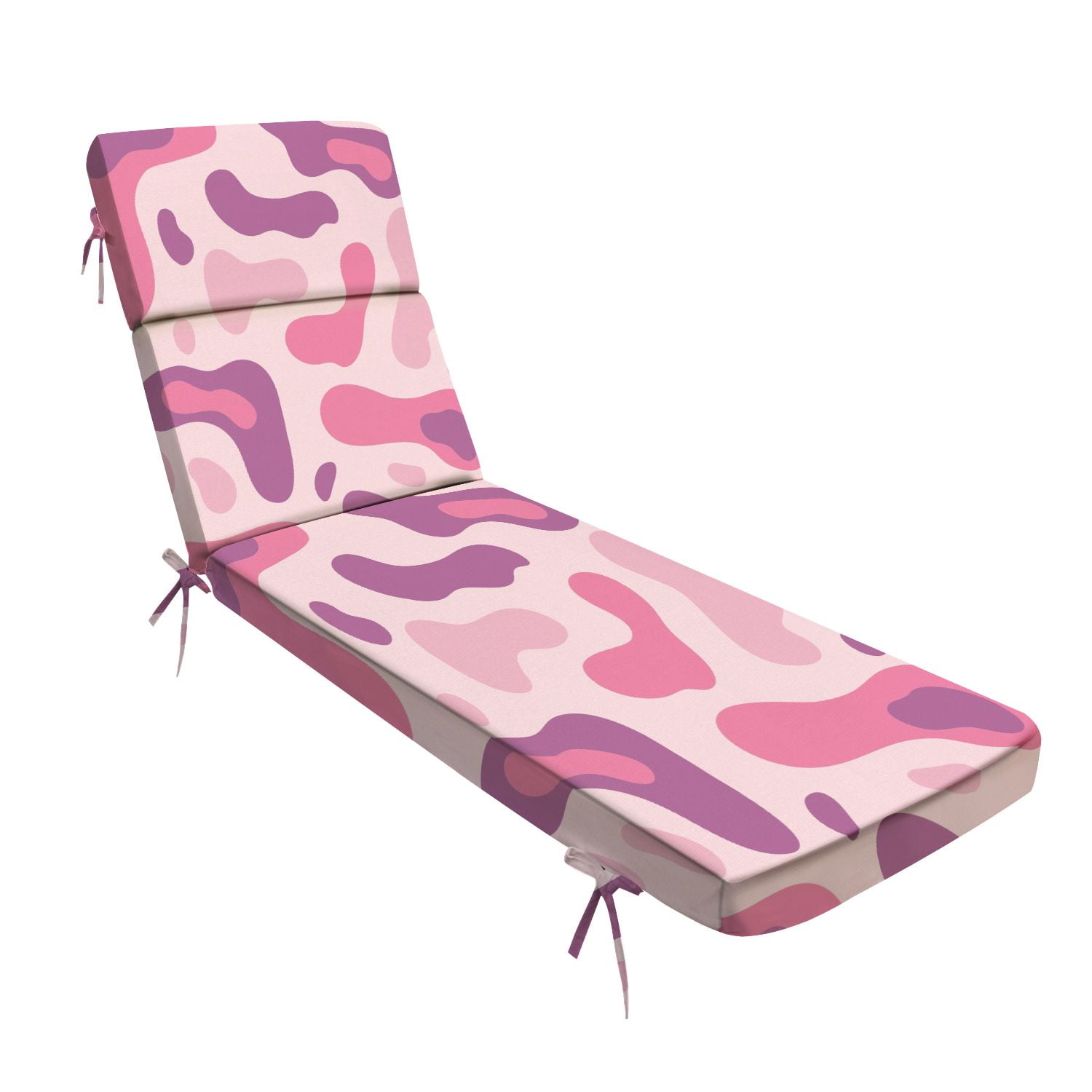 Outdoor Indoor Lounge Patio Cushion drawn seamless cute Pink purple ...