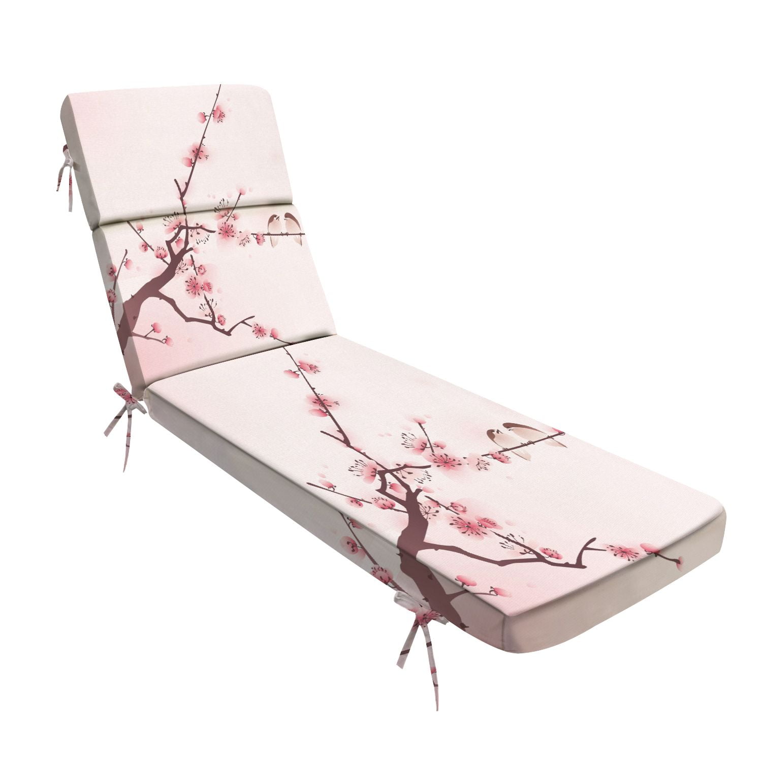 Outdoor Indoor Lounge Patio Cushion oriental style painting cherry ...