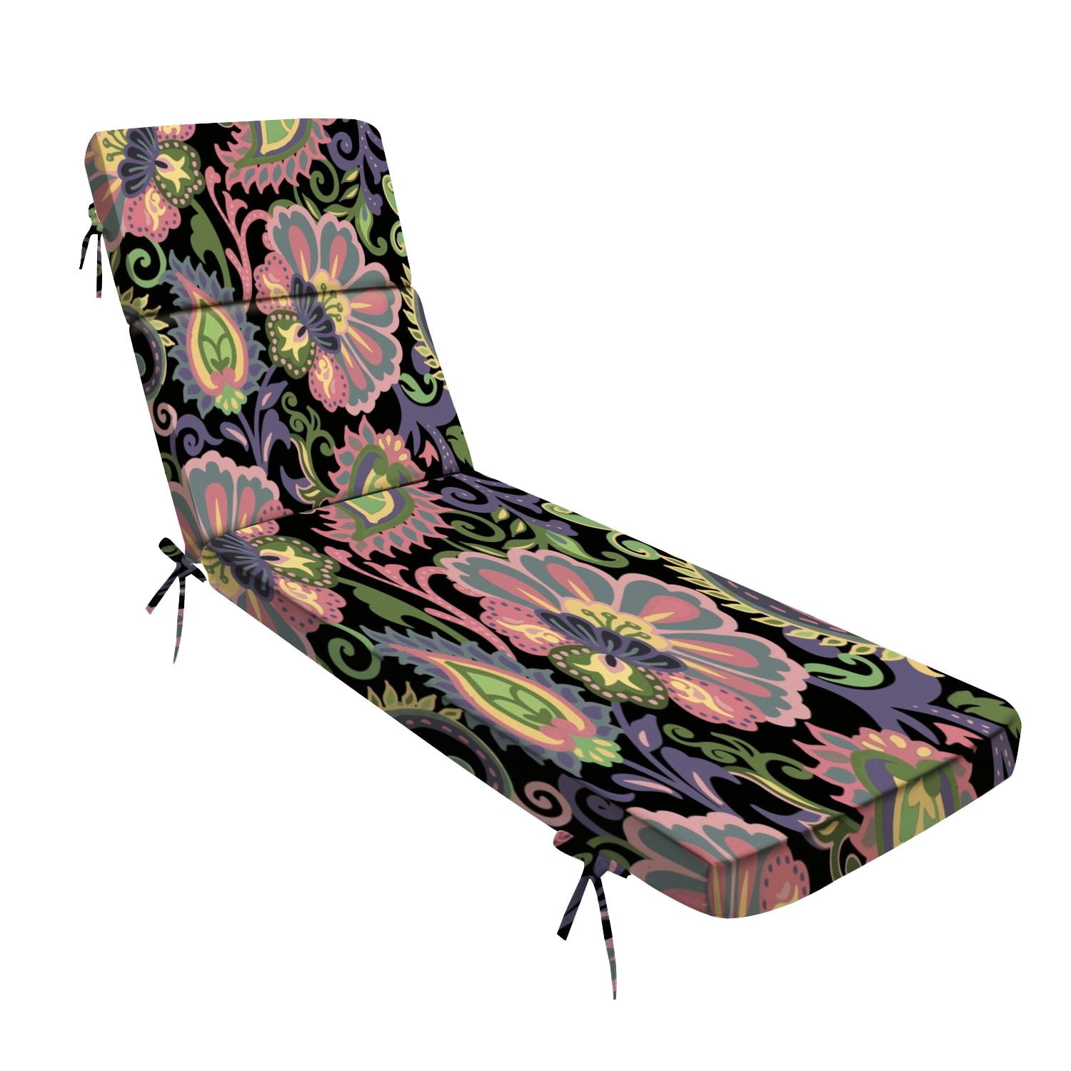 Outdoor Indoor Lounge Patio Cushion paisley pattern jacobean Seamless ...
