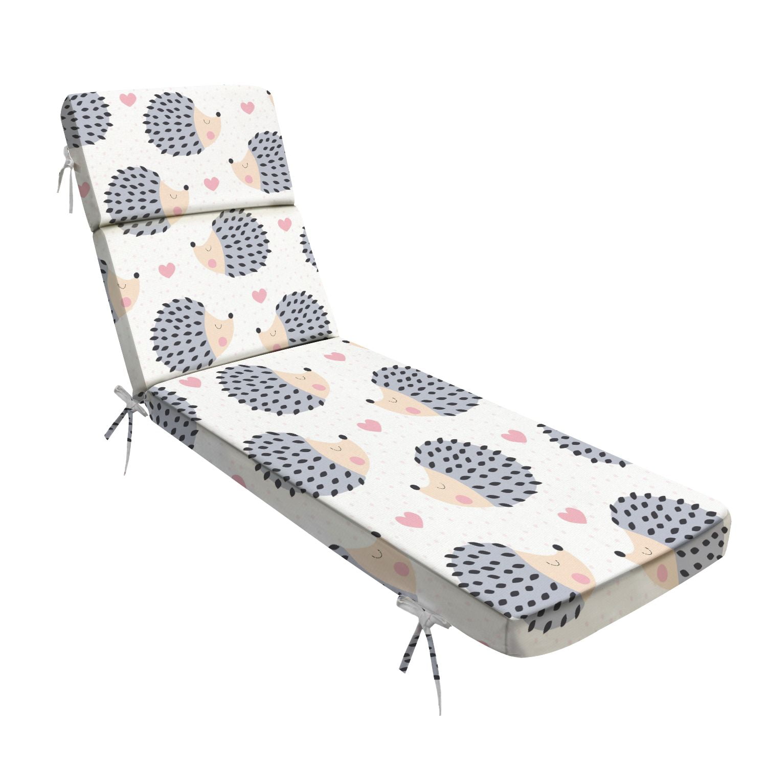 Outdoor Indoor Lounge Patio Cushion seamless cute hedgehog animal ...