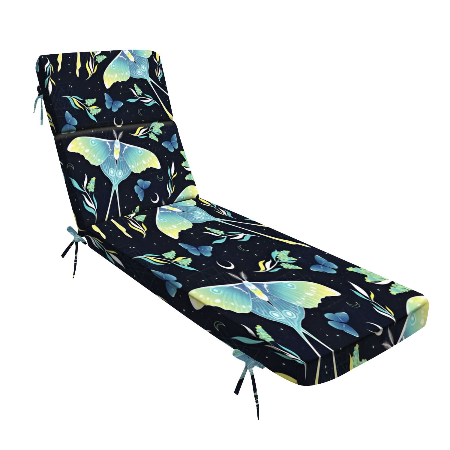 Outdoor Indoor Lounge Patio Cushion seamless pattern moon stars ...