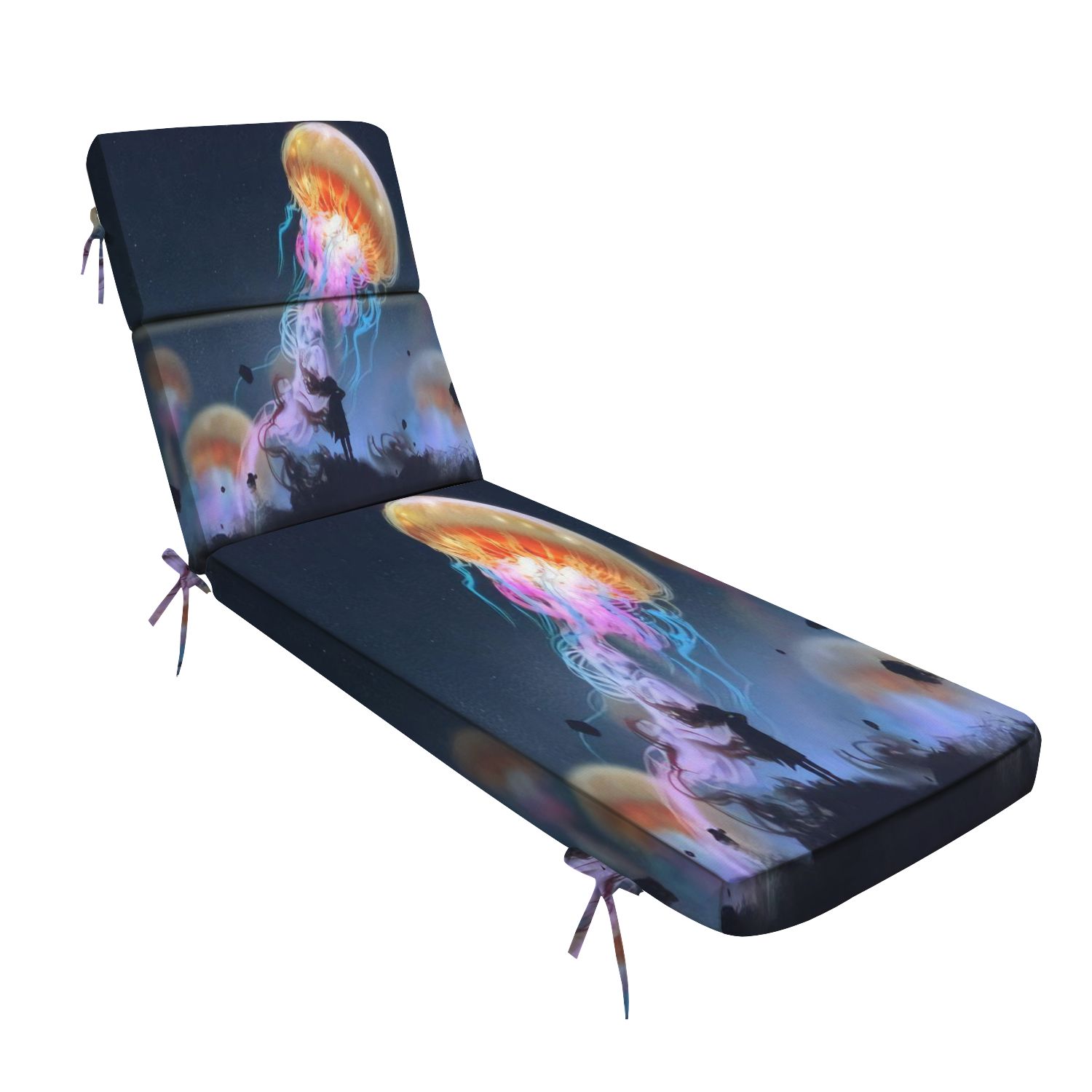 Outdoor Indoor Lounge Patio Cushion silhouette girl looking giant ...