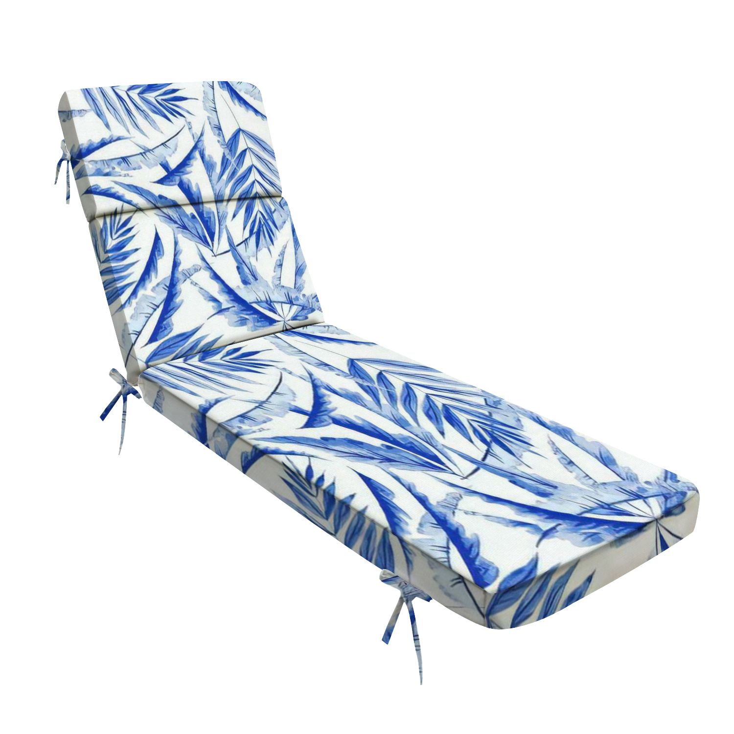 Outdoor Indoor Lounge Patio Cushion watercolor blue texture pattern ...