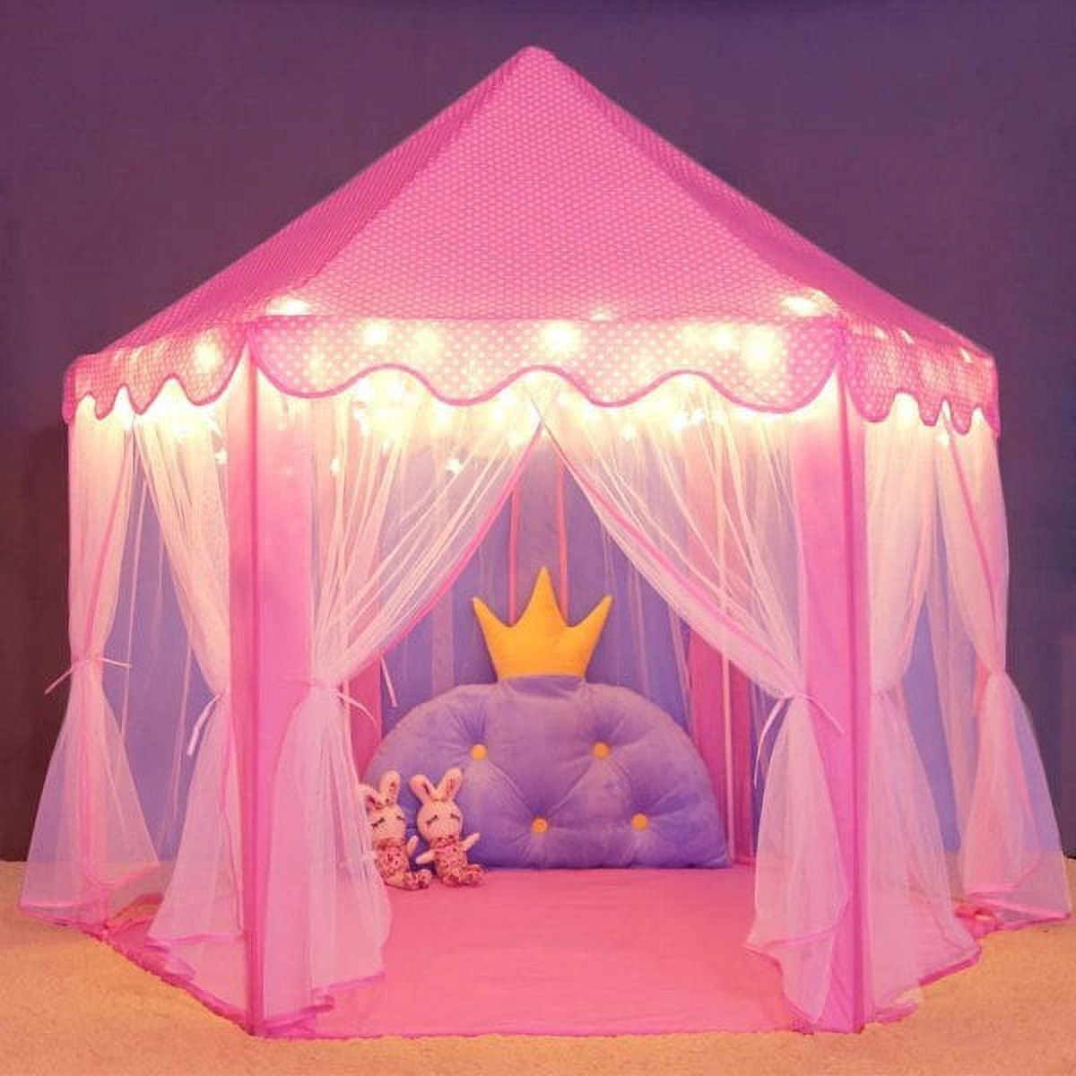 Outdoor Indoor Portable Folding Princess Castle Tent Kids Children ...