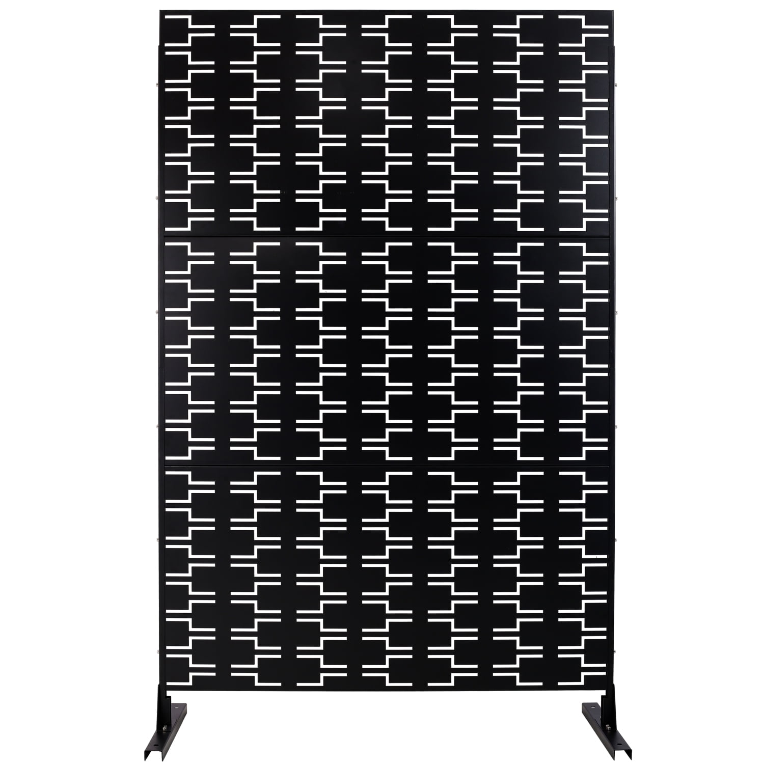 Outdoor & Indoor Privacy Screen Metal Privacy Screen 76” H×48” W ...