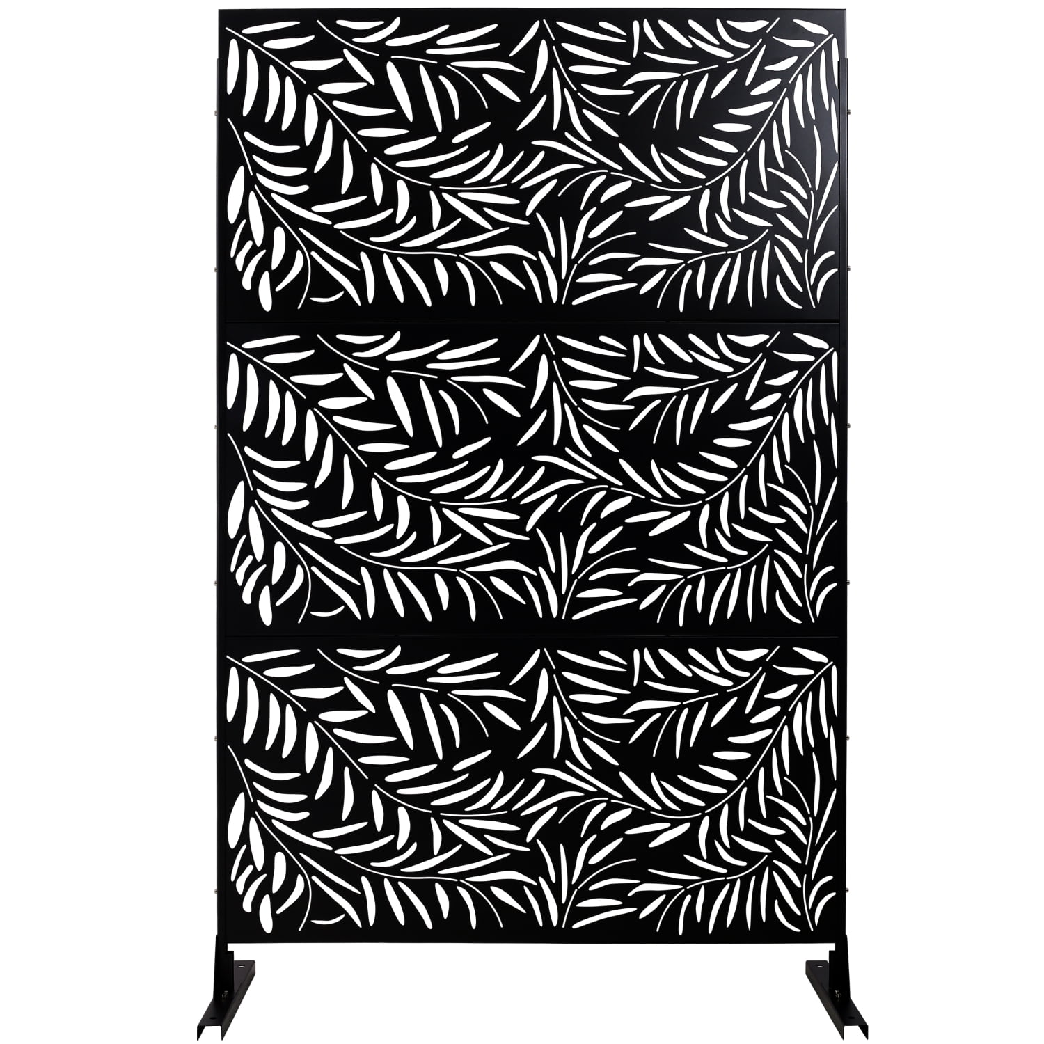Outdoor & Indoor Privacy Screen Metal Privacy Screen 76” H×48” W ...
