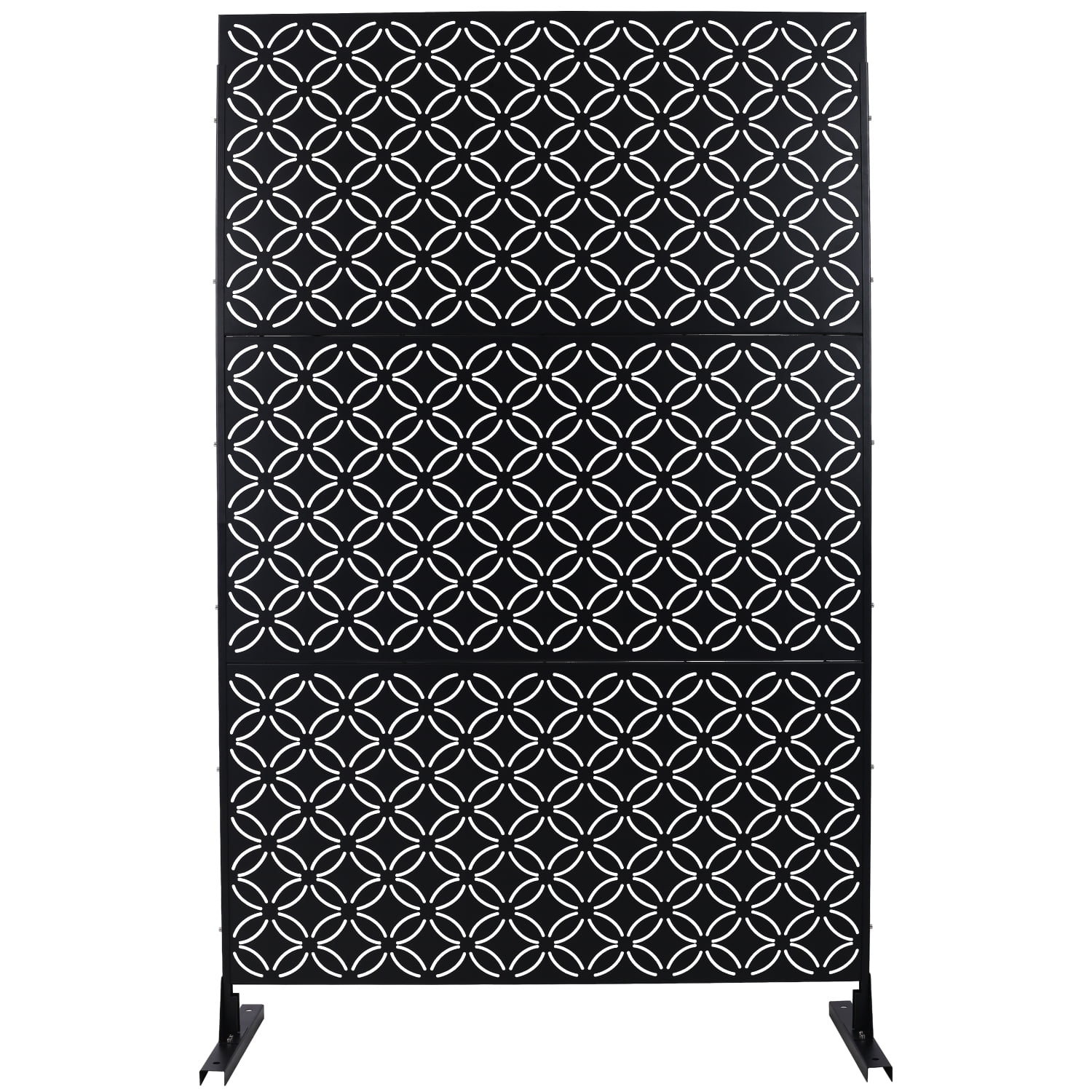 Outdoor & Indoor Privacy Screen Metal Privacy Screen 76” H×48” W ...