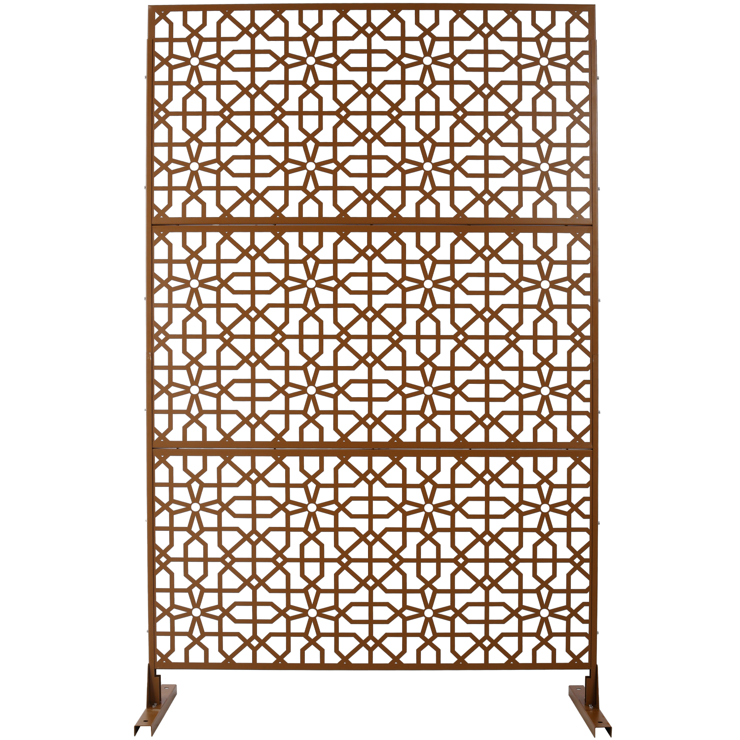 Outdoor & Indoor Privacy Screen Metal Privacy Screen 76” H×48” W ...