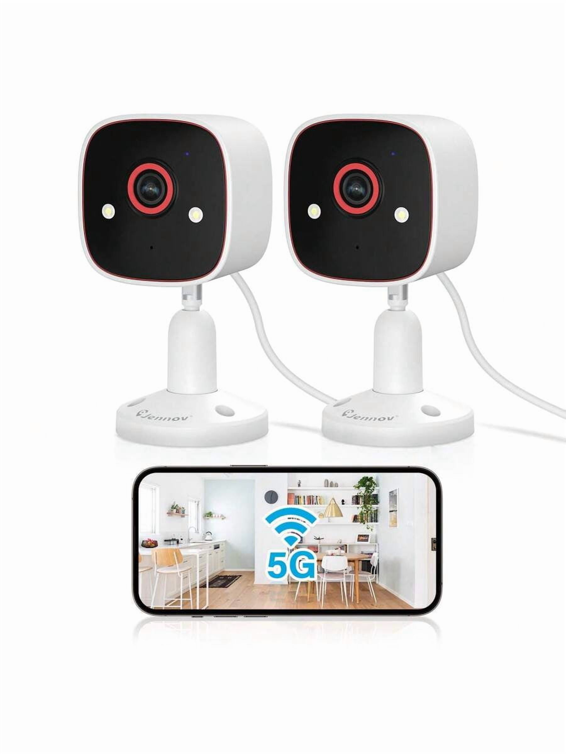 Outdoor/Indoor Security Cameras 5Ghz/2.4Ghz, 2K HD Wireless WiFi/Color ...