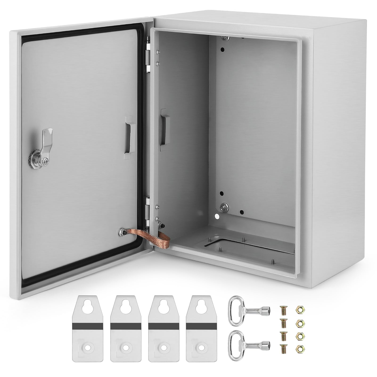 Outdoor/Indoor Steel Electrical Box with Lock&Hinge Ip66 Waterproof ...