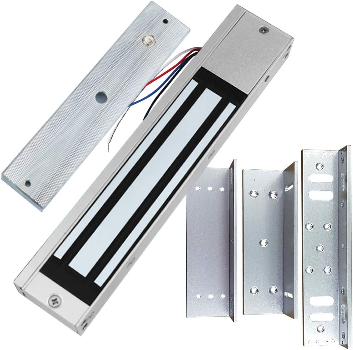 Outdoor Indoor Waterproof 12VDC 24VDC 600lbs Holding Force Magnetic Door Lock with Z and L ...