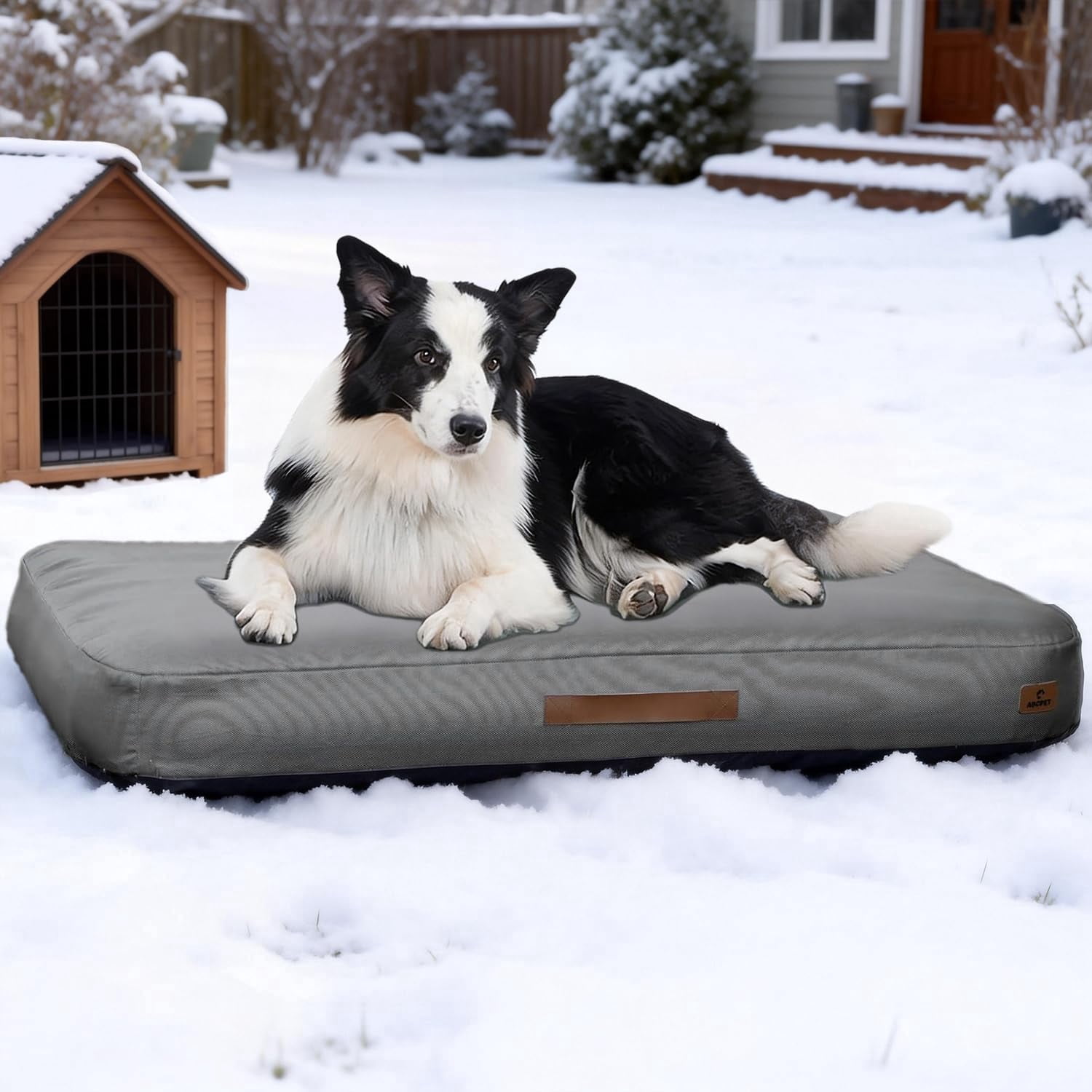 Outdoor Inflatable Dog Bed for Small Dogs, Outdoor Travel Dogs Met with ...