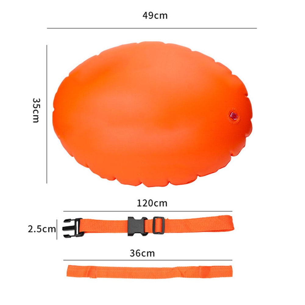 Outdoor Inflatable Swim Float: Safe Dual Chamber for Adults & Kids ...