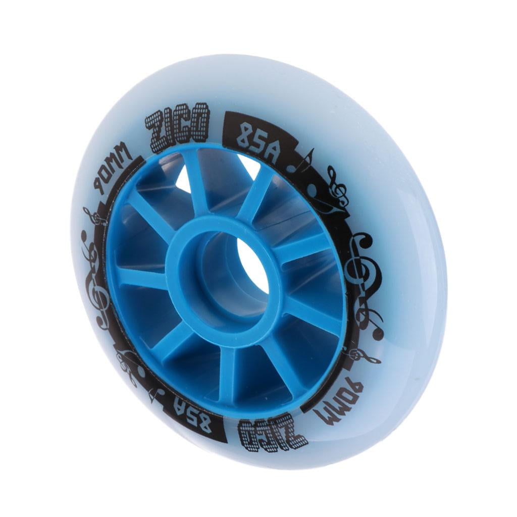 Outdoor Inline Skates Wheel Replacement wheels for racing - 3 size Blue ...