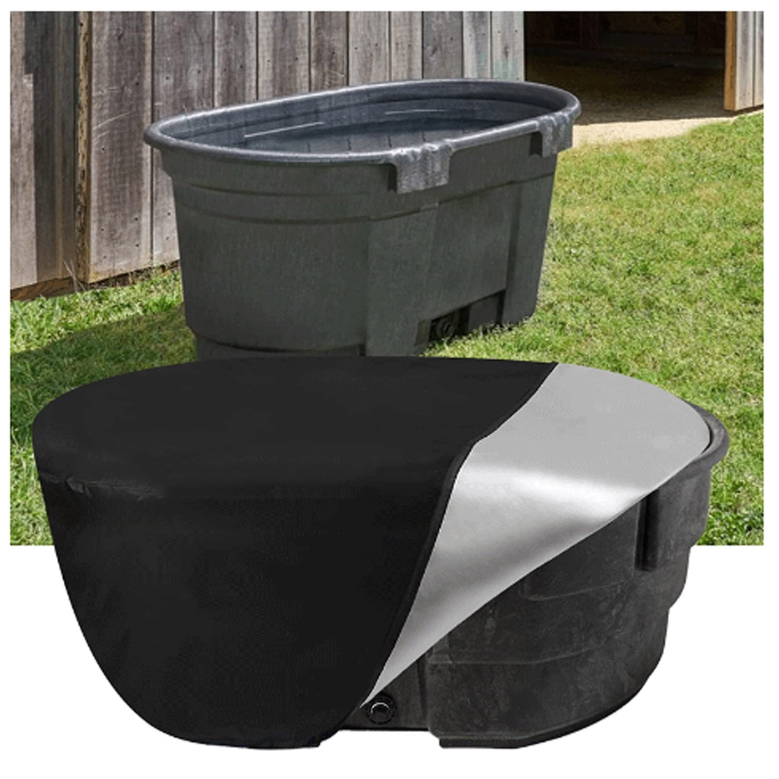 Outdoor Insulated Hot Tub Cover with Drawstring Anti-UV Coating ...