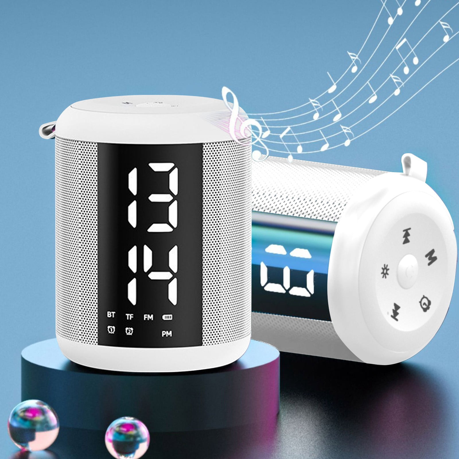 Outdoor Intelligent Bluetooth Speaker, Home Clock Alarm Clock ...