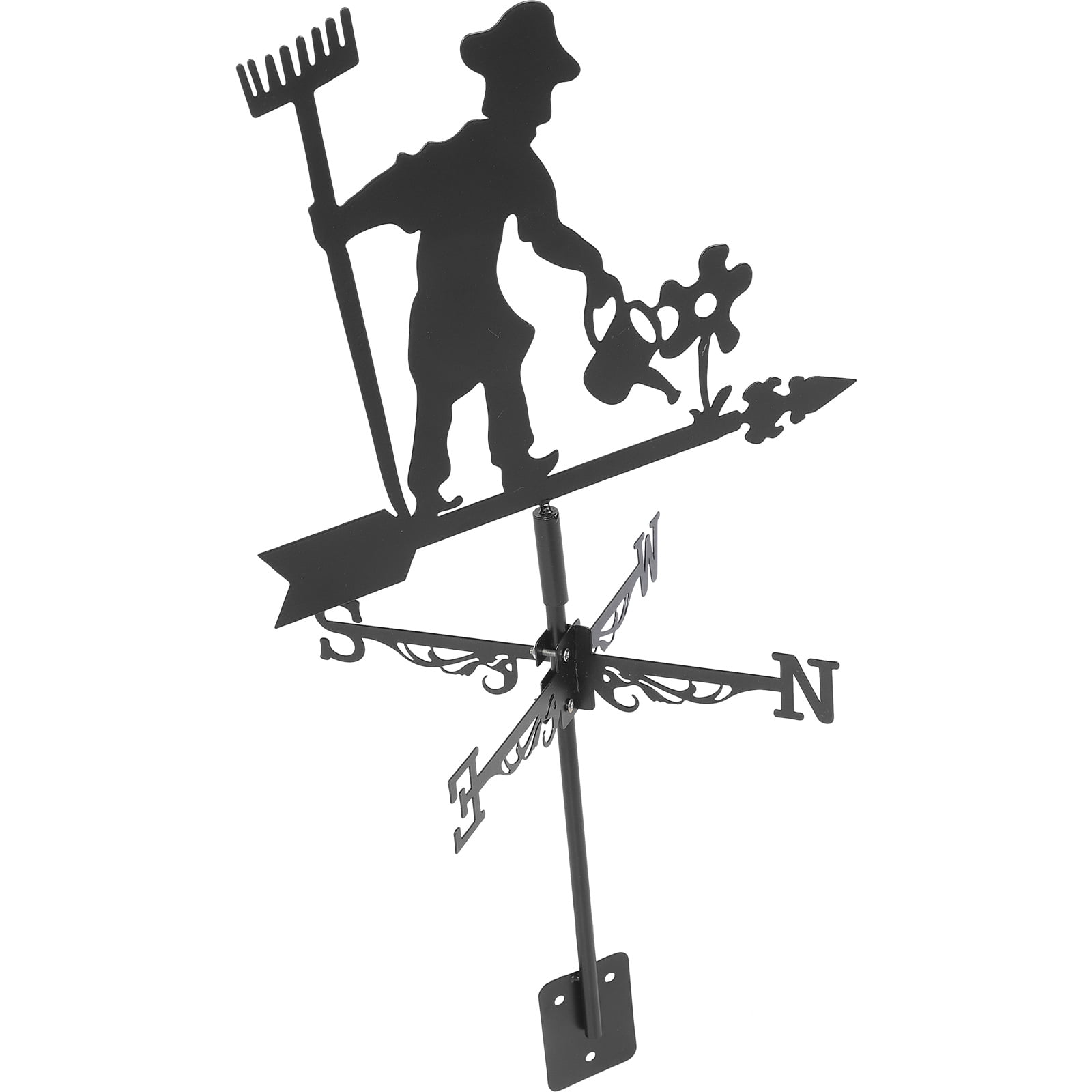 Outdoor Iron Weather Vane European Style Garden Ornaments Vintage Decor ...