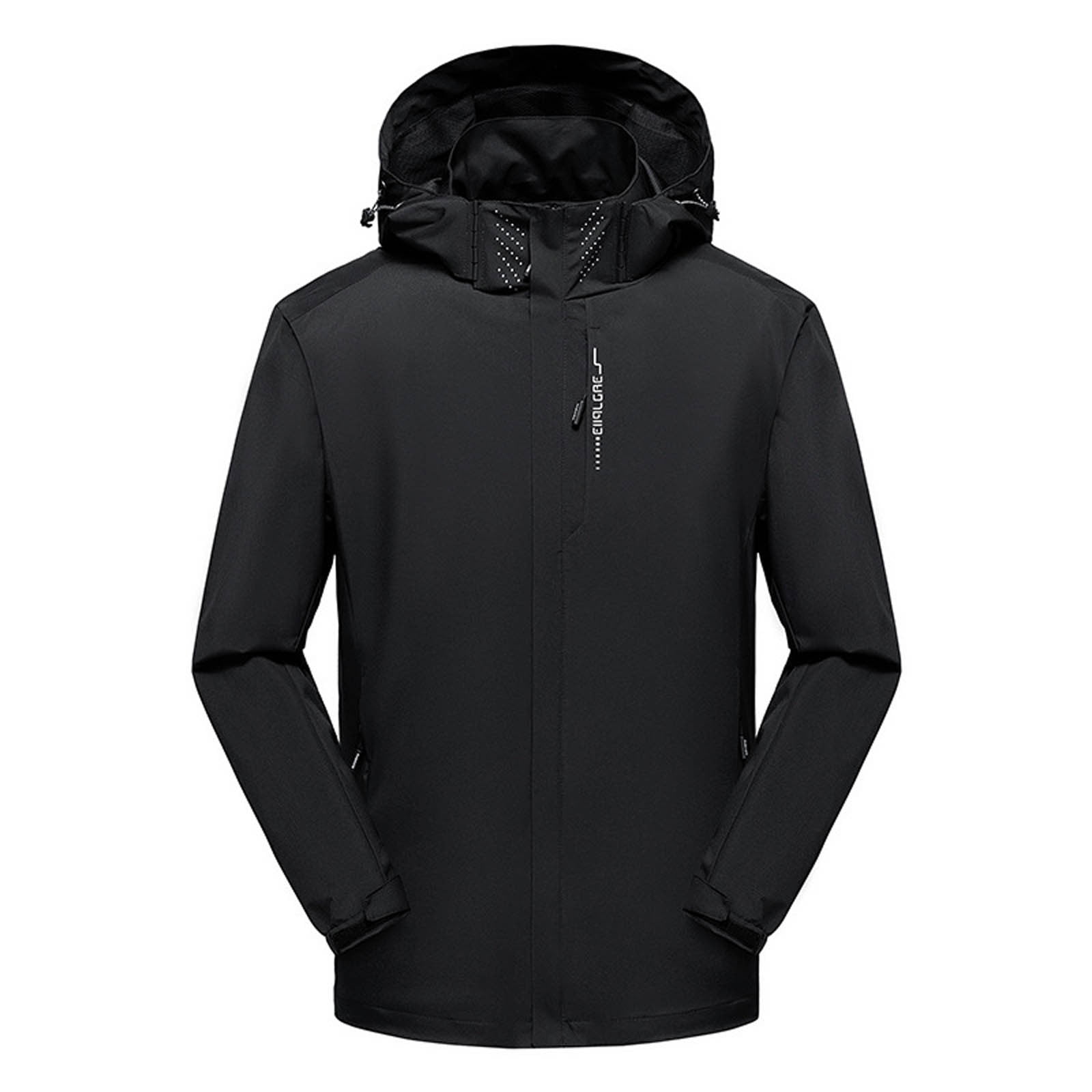 Outdoor Jacket for Men Winter Hiking Tooling Hooded Jacket Coat ...