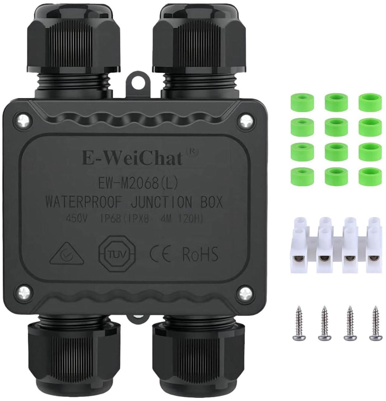 Outdoor Junction Box,ip68 Waterproof Junction Box,4-Way H Outdoor ...