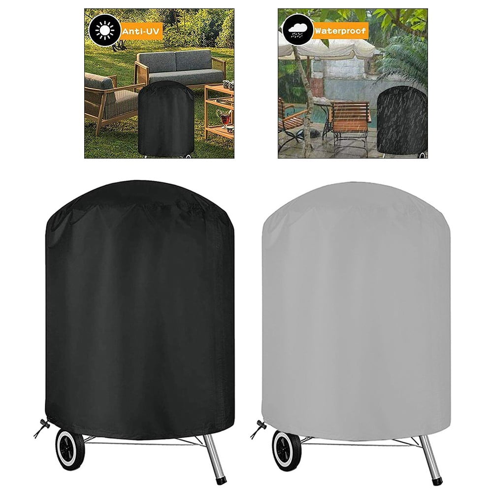 Outdoor Kettle Grill Cover Waterproof Round Cover Fits Most Grill ...