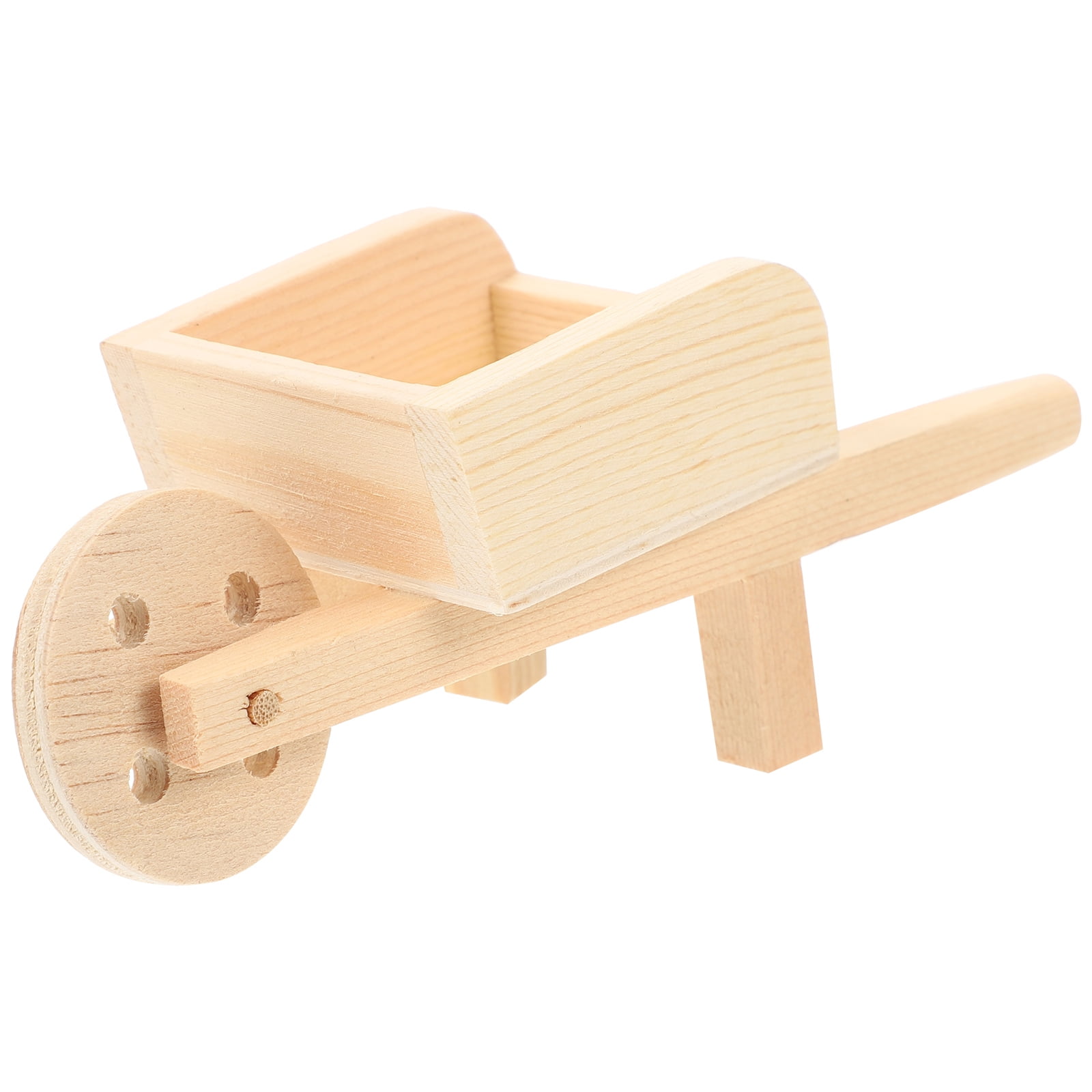 Tiny Cart Model Micro Landscape Wheelbarrow Prop for Farm Landscaping ...