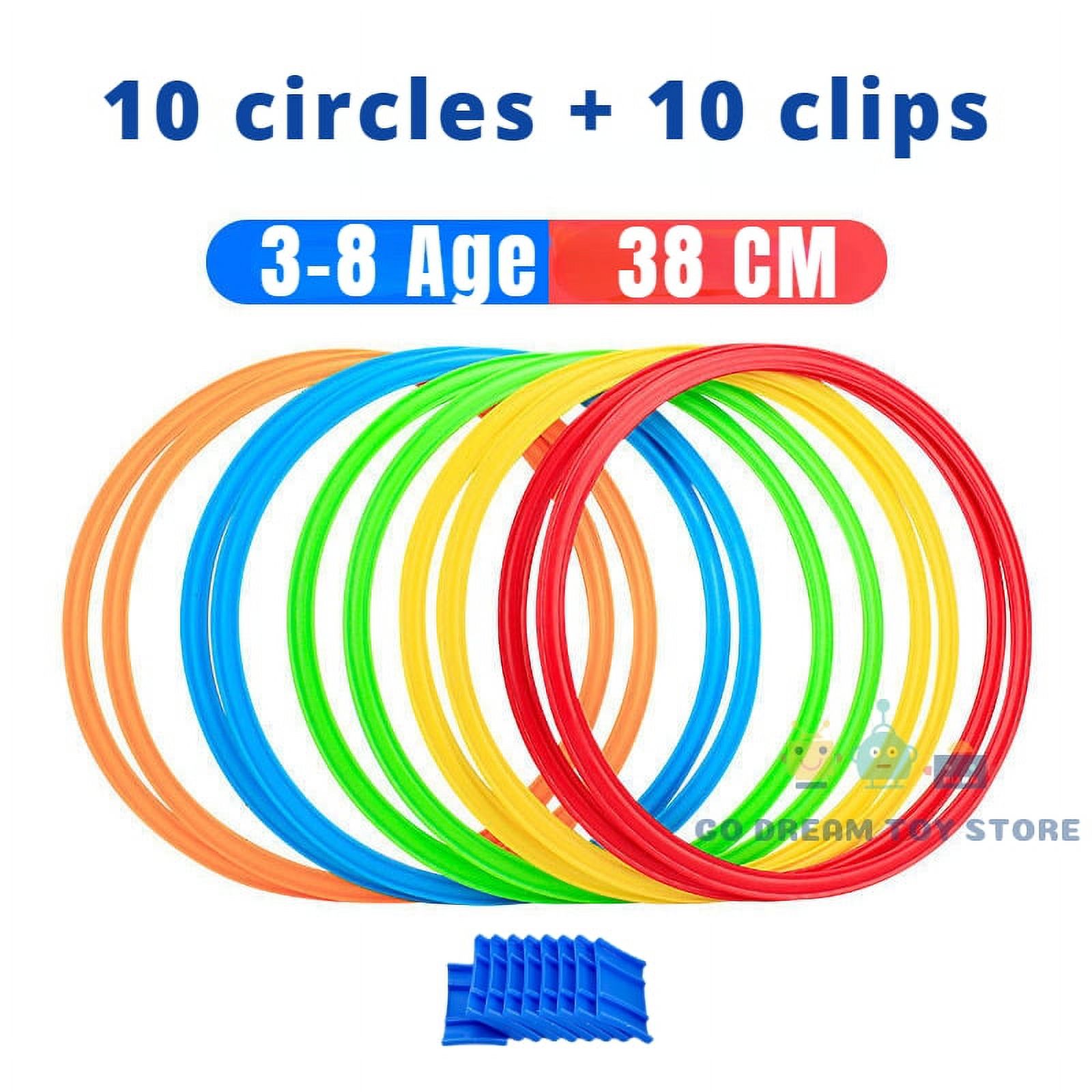 Outdoor Kids Funny Physical Training Sport Toys Lattice Jump Ring Set ...