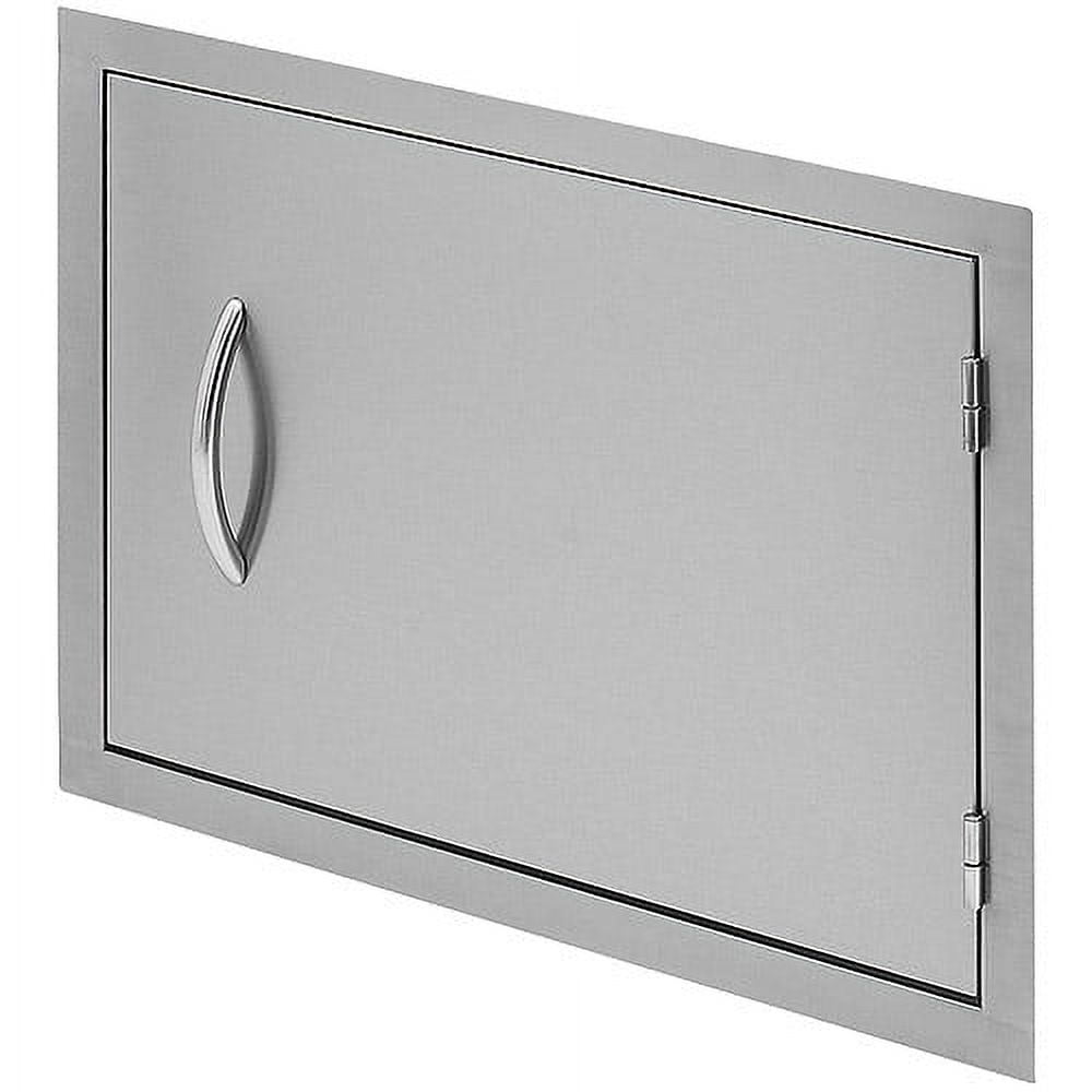 Outdoor Kitchen 27" Stainless Steel Horizontal Storage Door - Walmart.com