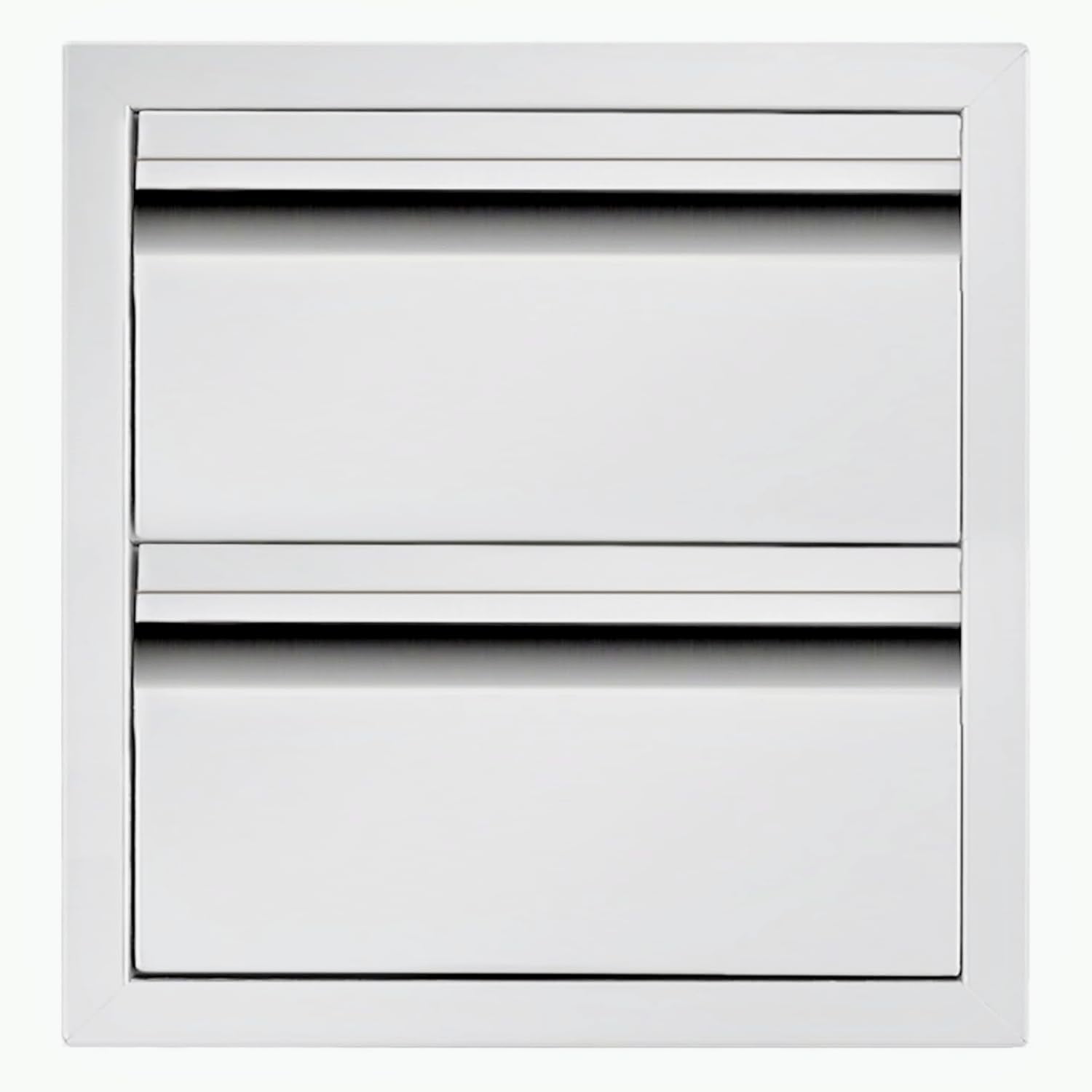 Outdoor Kitchen Access Drawers, 14" W15"H23"D Stainless Steel Double ...
