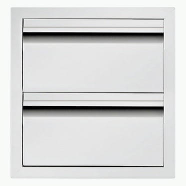 M optimized 24" x 6.5" x 23" Outdoor Kitchen Drawers, Stainless Steel ...