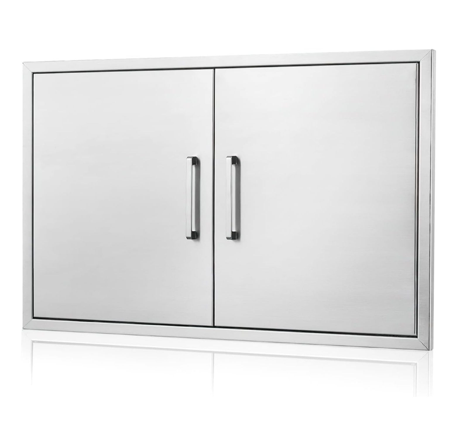 Outdoor Kitchen Door, 36" W21 H, Stainless Steel BBQ Double Door ...