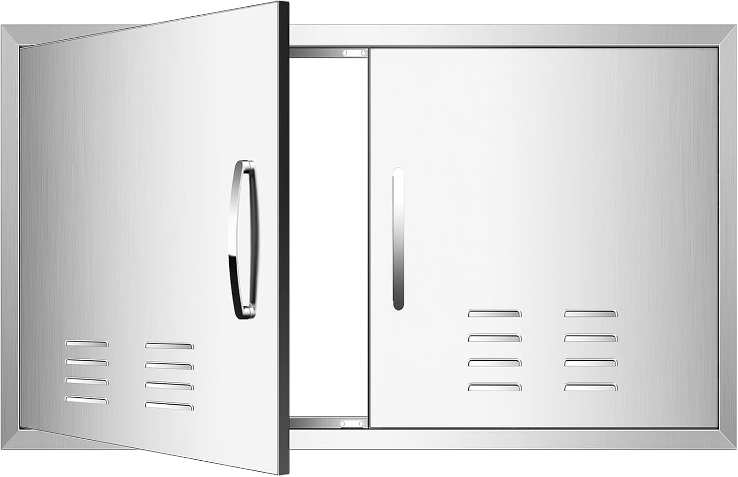Outdoor Kitchen Door, Stainless Steel BBQ Access Door with Handle ...