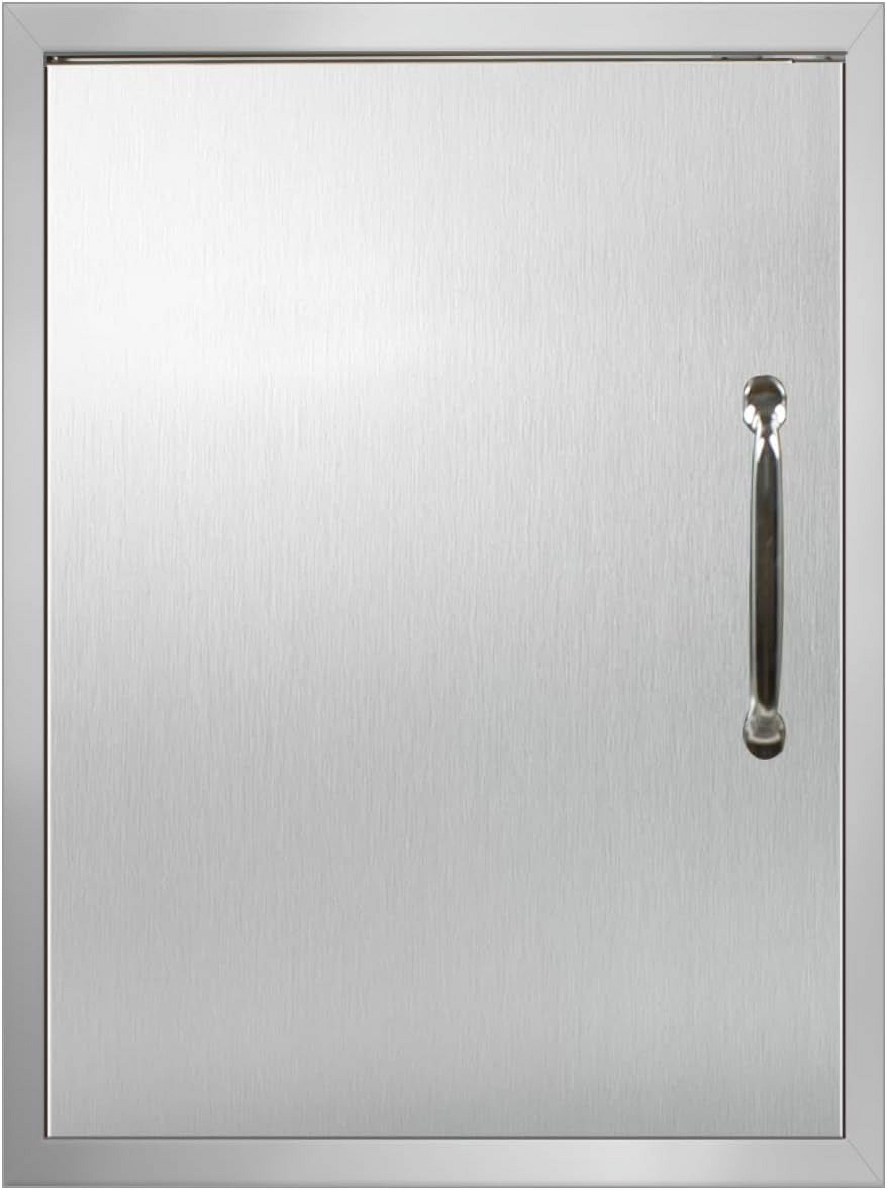 Outdoor Kitchen Doors 17W x 23H Inch Stainless Steel Doors, Vertical ...