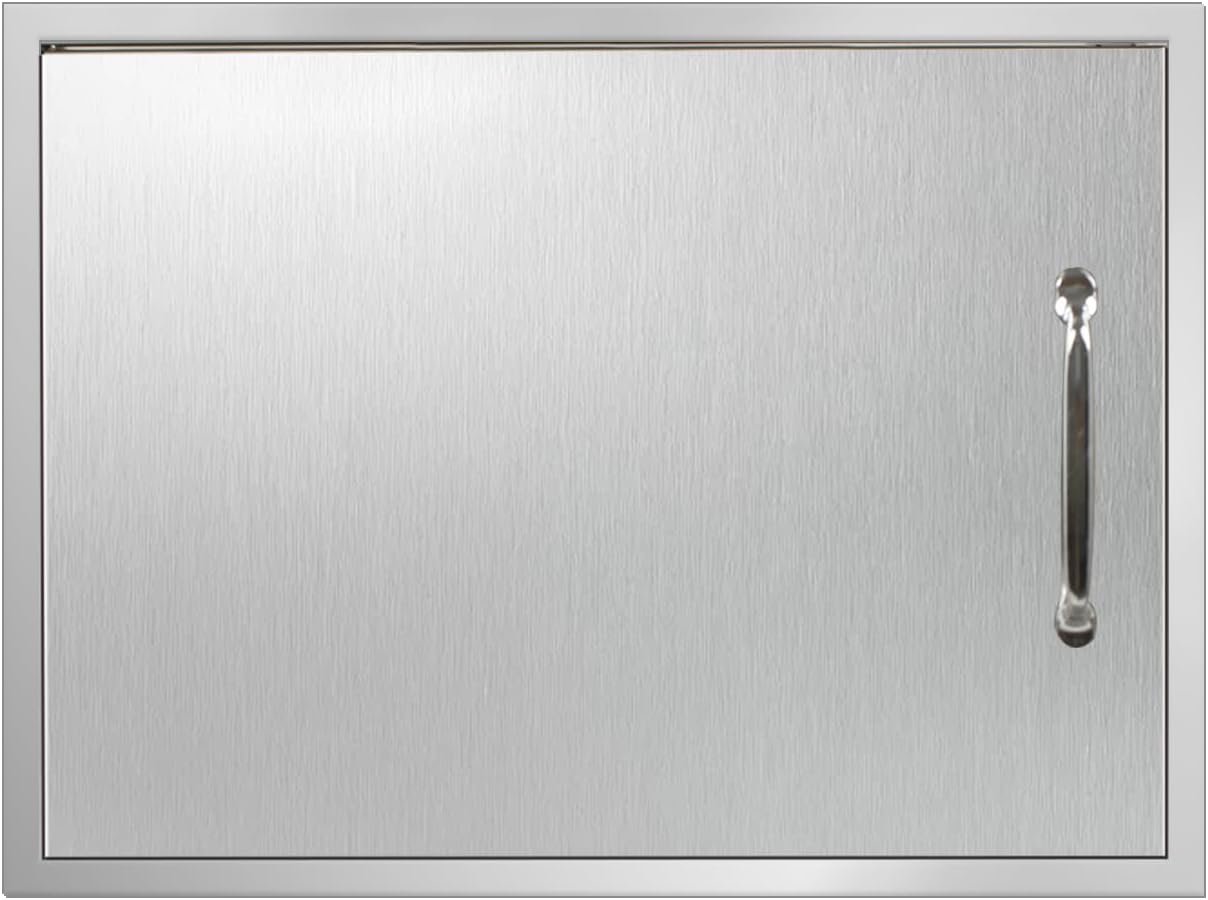 Outdoor Kitchen Doors 17W x 23H Inch Stainless Steel Doors, Vertical ...