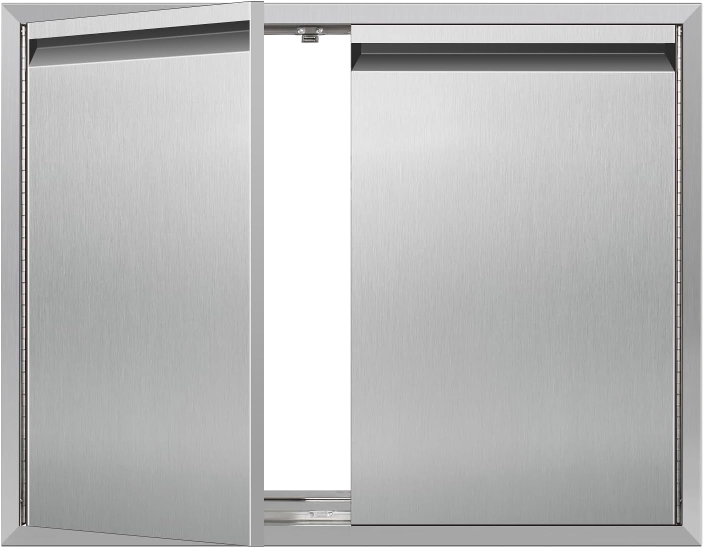 Outdoor Kitchen Doors 26W x 24H Inch Access Door with Hidden Handles ...