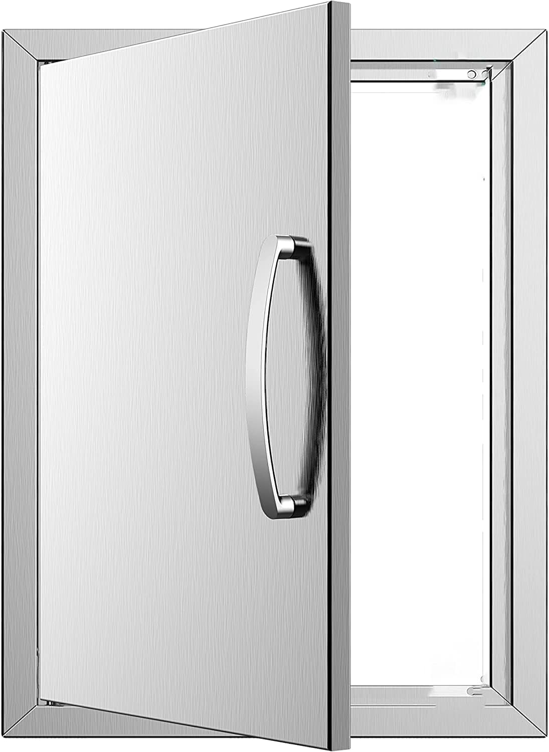 Outdoor Kitchen Doors 20''W X 27''H, Flush Mount Stainless Steel BBQ ...