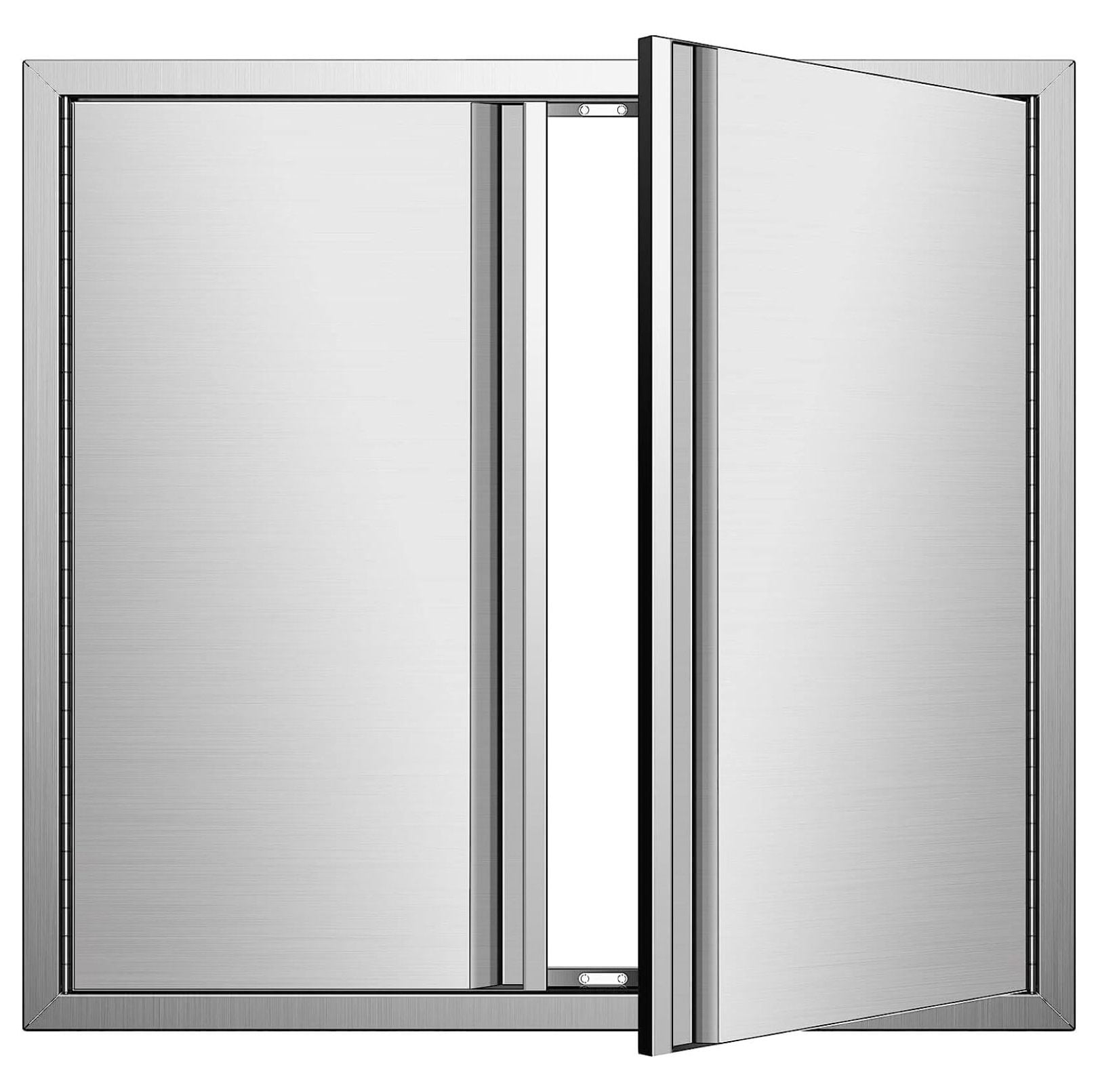 Outdoor Kitchen Doors 26W x 24H Inch Double BBQ Access Doors,304 ...