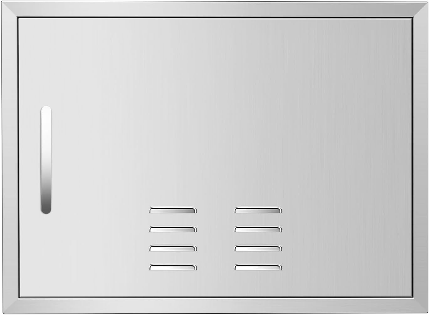 Outdoor Kitchen Doors 27W X 20H Inch, Stainless Steel Grill Access ...