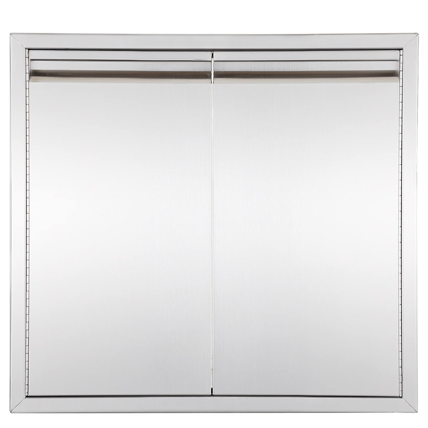 Outdoor Kitchen Double Access Door Stainless Steel;26" W x 24" H BBQ ...