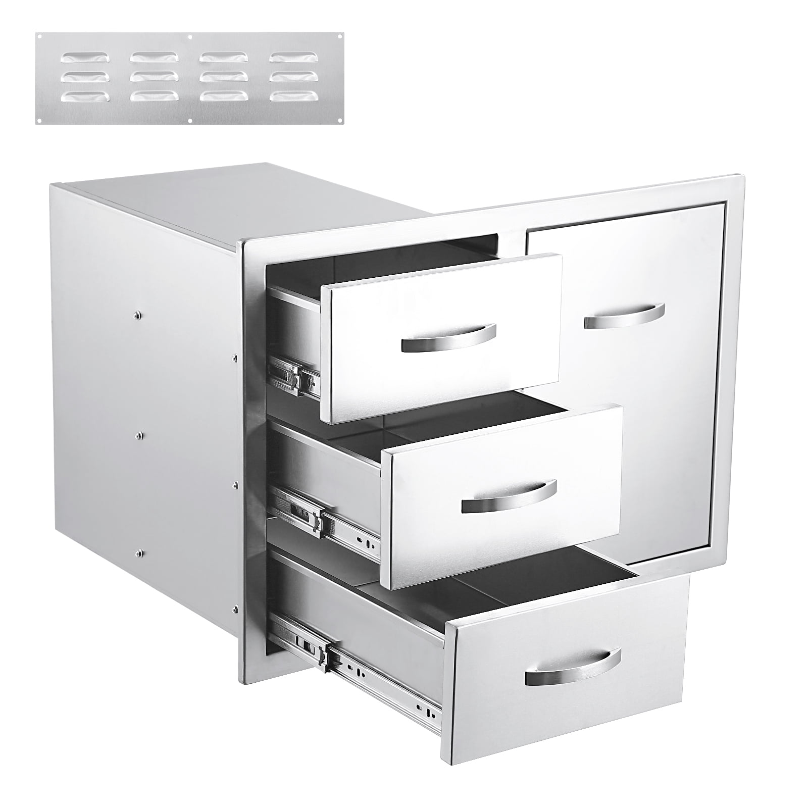 =Outdoor Kitchen Drawer Combo - Stainless Steel, Multi-Layer Design ...