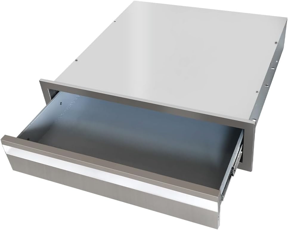 Outdoor Kitchen Drawer, Stainless Steel Single Layer BBQ Island Drawer ...